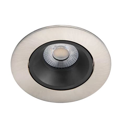 Philips Led Abrosa Nickel Recessed Spotlight Warm White Ip44
