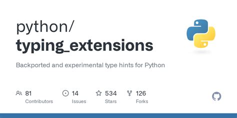 Typingextensions At Main · Pythontypingextensions · Github