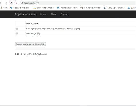 C Download Multiple Files As Zip Archive In Aspnet Mvc Dotnetzip