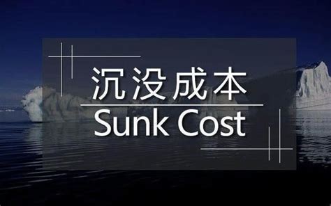 经济学小常识 沉没成本谬误