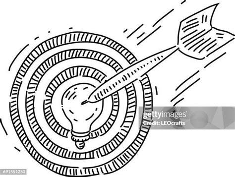 Target Line Drawing Photos And Premium High Res Pictures Getty Images