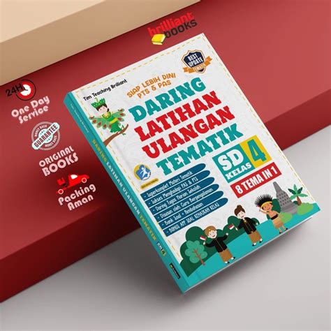 Jual Buku Tematik Sd Kelas 4 Daring Latihan Ulangan Tematik Shopee