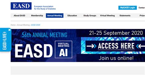 Redgedaps Easd 2020 Empezó El Primer European Association For The Study Of Diabetes Easd