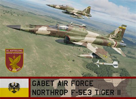 Republic Of Gabet Air Force F 5e3 Tiger Ii Ace Combat Zero