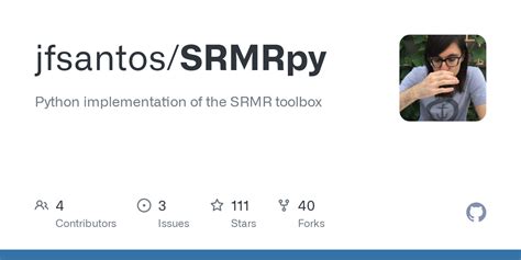 Github Jfsantos Srmrpy Python Implementation Of The Srmr Toolbox