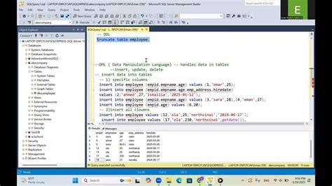 Db Query Part 3 Insert Update Youtube