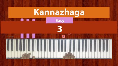 How To Play Kannazhaga Easy From 3 Bollypiano Tutorial Youtube