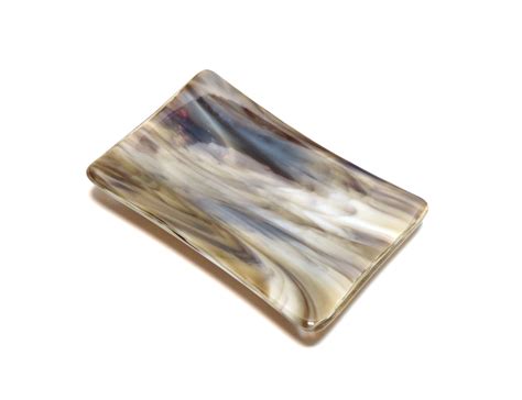 Fused Glass Soap Dish Or Trinket Tray