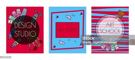 벡터 아트 도구 스케치 배너 카드 손으로 그린 벡터 아티스트의 공급 낙서 그래픽 태블릿 마커 및 페인트 예술 배경 Creative Artists Agency에 대한 스톡