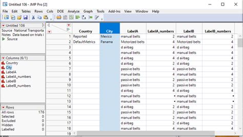 Solved Importandmodify Excel Worksheet From Jmp Table Columns Jmp User