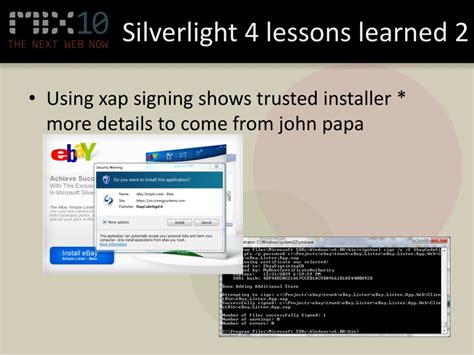 Ppt Building The Ebay Simple Lister With Silverlight Powerpoint Presentation Id1534789