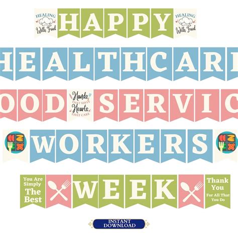 Healthcare Food Service Week Etsy