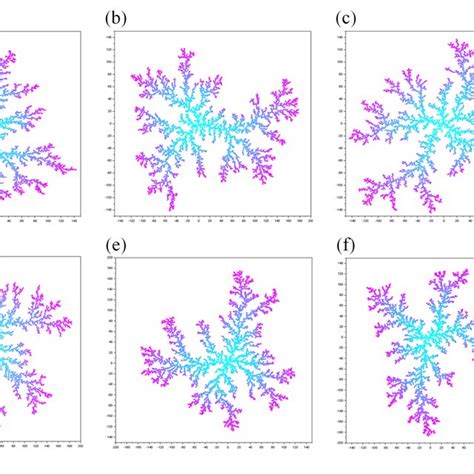 S The Replication Of Random Aggregate With 1000 Particles As Shown In