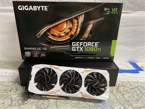 GIGABYTE NVIDIA GeForce GTX 1080 Ti OC 11GB GDDR5X Graphics Card GPU ...