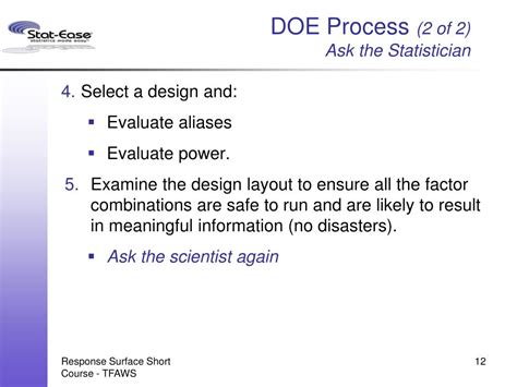 Ppt Doe And Statistical Methods Powerpoint Presentation Free