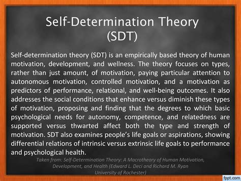 Self Determination Theory Ppt