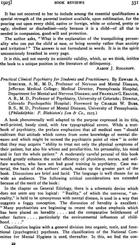 Practical Clinical Psychiatry For Students And Practitioners By Edward