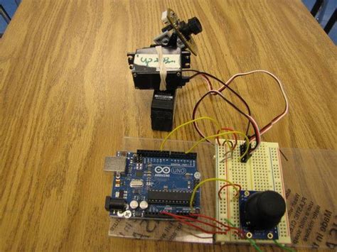 Random Nerd Tutorials Arduino 2 Servos Thumbstick Joystick Via