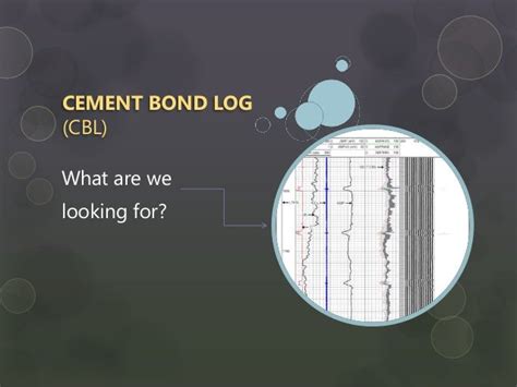 Cement Bond Log