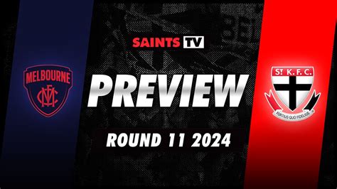 Round 11 PREVIEW: Melbourne v St Kilda | AFL 2024 - YouTube