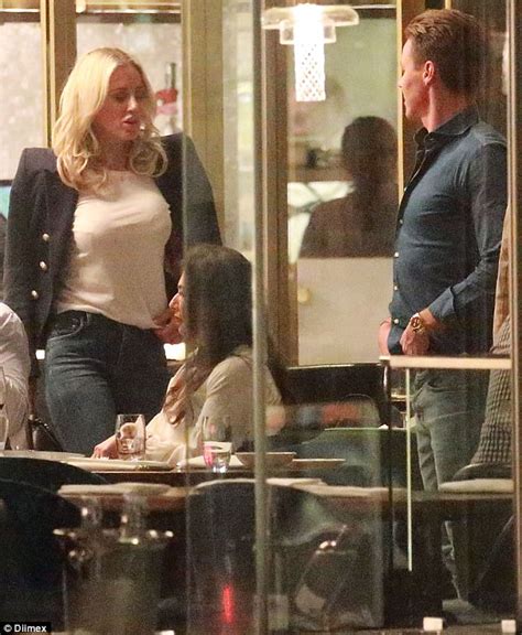 Roxy Jacenko Enjoys Pre Fathers Day Dinner With Oliver Daily Mail Online