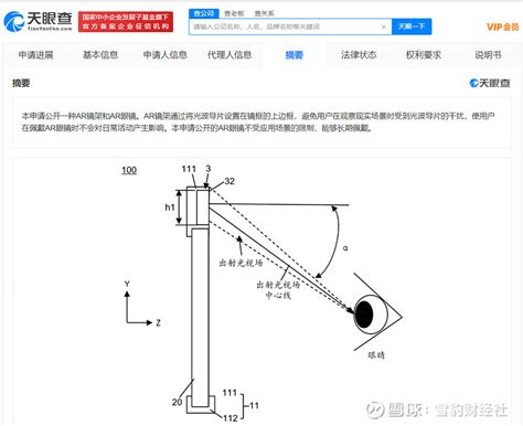 华为专利可实现ar眼镜长期佩戴 天眼查显示，10月25日，华为技术有限公司华为临时huaw “ar镜架和ar眼镜”专利公布。摘要
