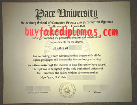 Pace University Diploma Buy Fake Diplomas High School College