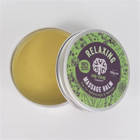 Relaxing Massage Balmreflexology Balm Me Time Therapies