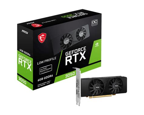 Видеокарта MSI GeForce RTX 3050 LP 6G OC 6G — купить по низкой цене в ...