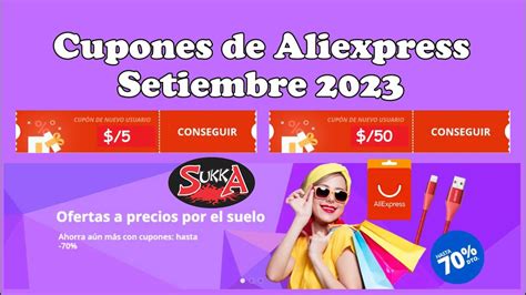 Cupones Gratis De Aliexpress De Setiembre 2023 YouTube