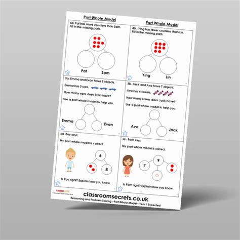 Year 1 Part Whole Model Reasoning And Problem Solving 2 Resource