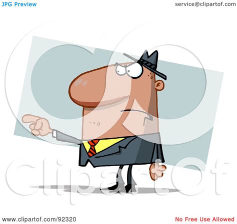 Royalty Free Rf Clipart Illustration Of A Guy Pointing The Blame By