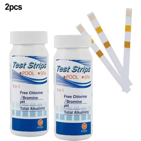 Bandelettes De Test De Leau Papier Ph Piscine Spa Bandelettes De