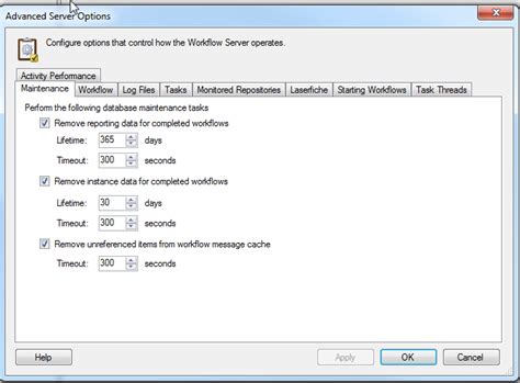 Workflow Is Not Saving Completed Activities More Than Three Days Old