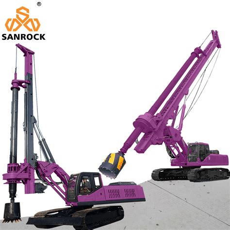 Hydraulic Auger Drilling Machine Borehole Pile Foundation Machinery