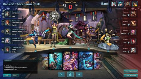 Reimagining Character Selection Screen Finished R Paladins