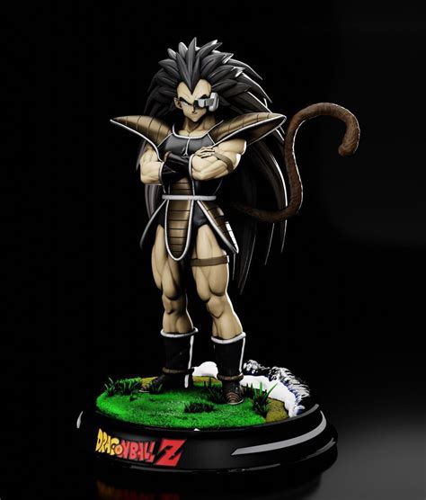 dragon ball z raditz stl file 3d printing digital stl file anime chara