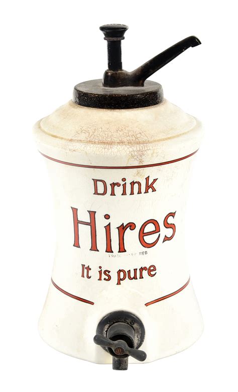 Lot Detail Hires Root Beer Syrup Dispenser