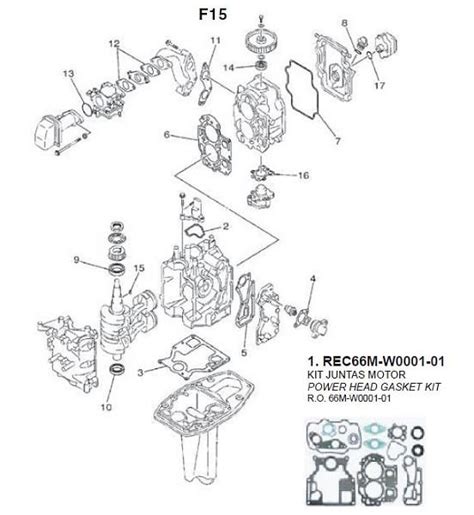 f9 9 f15 99 07 block 2 motorblockteile yamaha marken