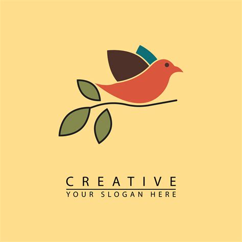 Tree Bird Logo Template Design Vector Vector Art At Vecteezy