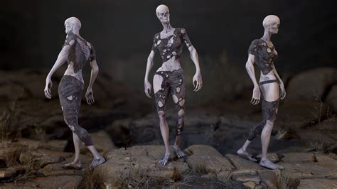 Zombie Woman In Characters Ue Marketplace