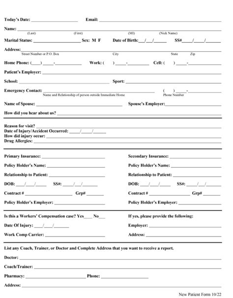 Patient Forms Ortho Las Vegas