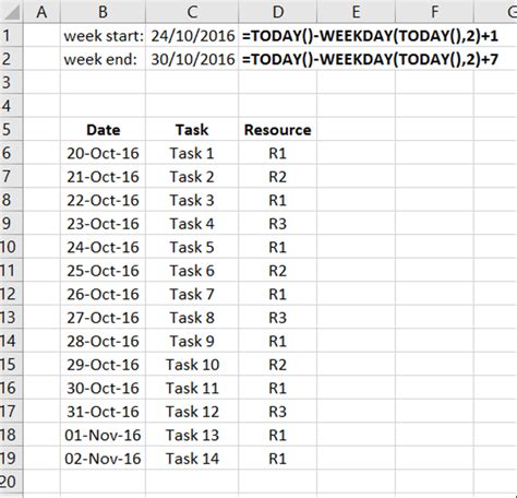 Highlight A Set Of Rows In Excel Based On Date Range Clounce