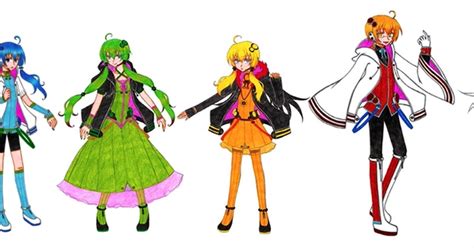 Vocaloid亜種 ゆかり亜種ズ（全身図まとめ） イデアのマンガ 亜種 結日きづな 結火ゆえん Pixiv