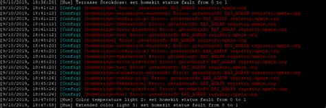 [homebridge] error getaddrinfo eai