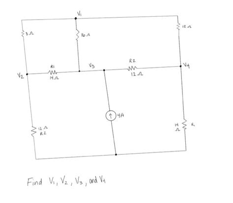 Solved Find V1 V2 V3 And V4 Chegg