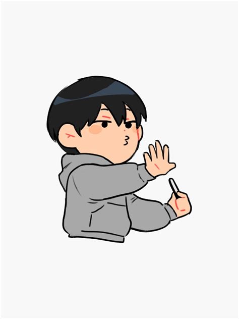 Clean Nails Kageyama Sticker For Sale By Gomee Art Redbubble