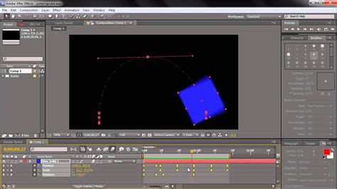 Second After Effects Tutorial Adjust Animation Speed By Scaling Keyframes Hd Youtube