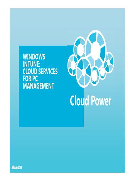 Windows Intune Cloud Computing It Pro Event Pdf Cloud Computing