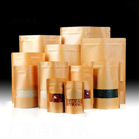 Standing Pouch Kraft Full Paper Kemasan Ziplock Bag Full Paper Ecopack